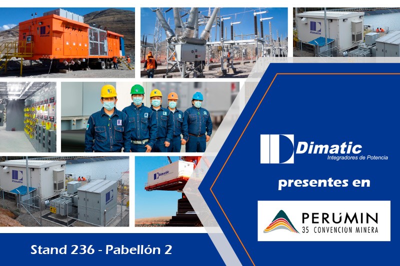 DIMATIC presente en PERUMIN 35, la Convención Minera más importante de Sudamérica